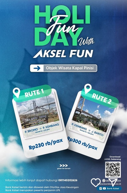 Nikmati Wisata Susur Sungai ke 3 Lokasi ini, Nasabah Bisa Beli Tiketnya ...