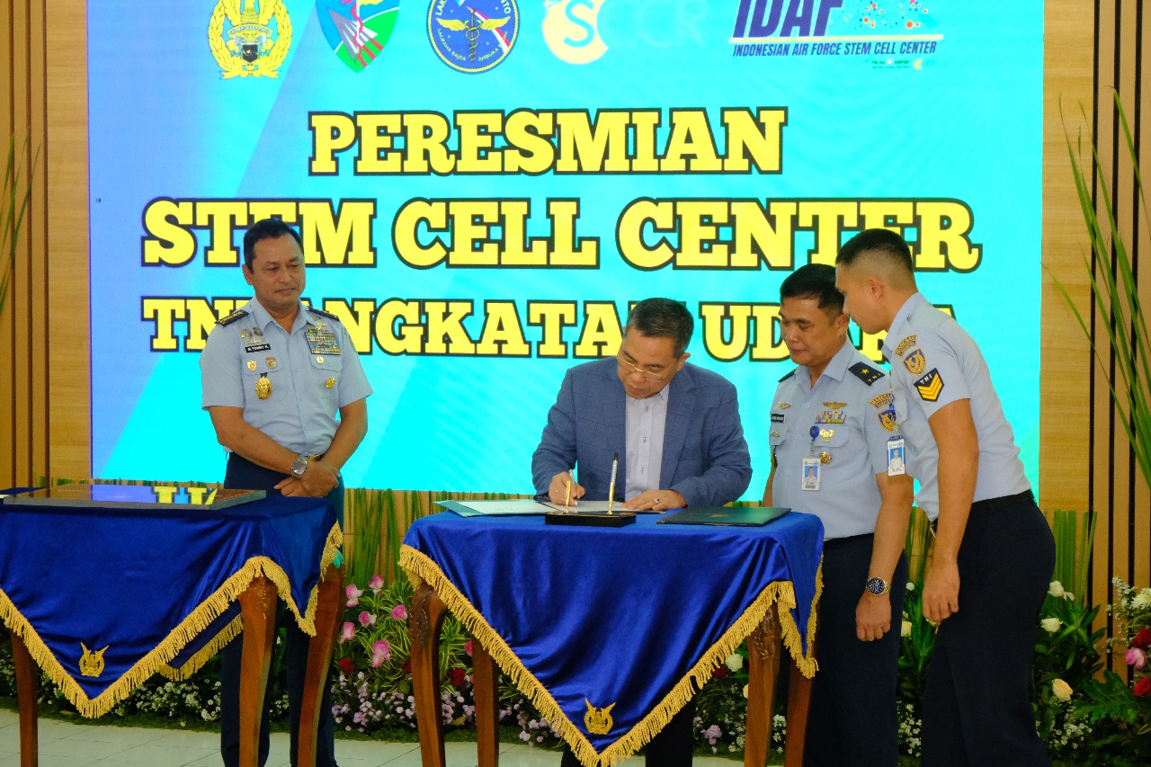 TNI AU Resmikan Poliklinik Stem Cell di Lakespra dr. Saryanto ...