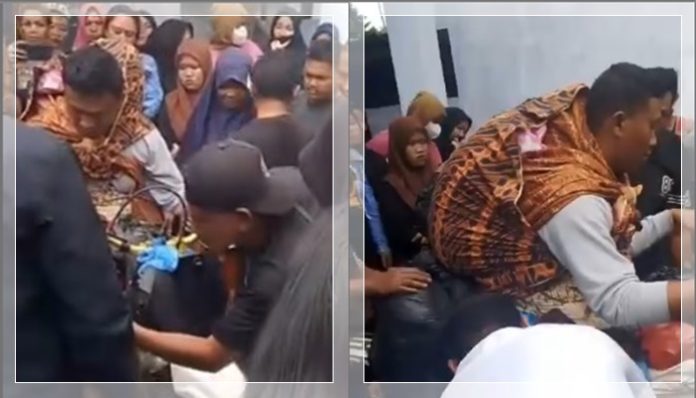 MIRIS! Tukang Ojek di Bone Bolango Meninggal, Jenazah Terpaksa Diangkut ...