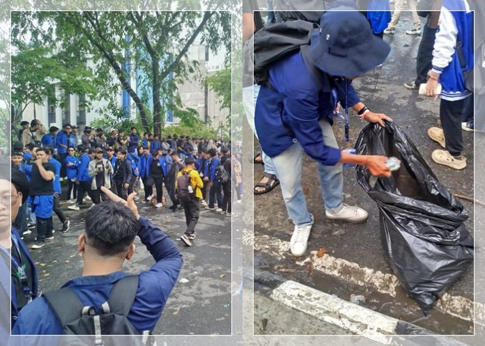 SALUT! Usai Demo di DPRD Kalsel, Ribuan Massa Tinggalkan Lokasi dengan ...