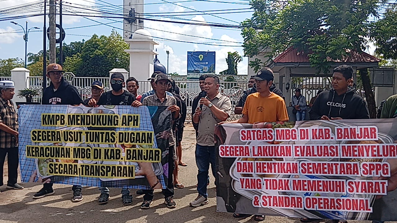 Usai Kasus Keracunan MBG di Kabupaten Banjar, KMPB Kalsel ke Kantor ...