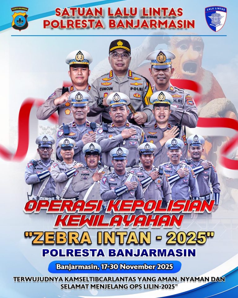 Siap-Siap Operasi Zebra Intan 2025 Akan Digelar di Kota Banjarmasin ...