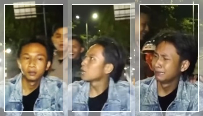 VIRAL! Fajar Sadboy Mau "Nangis" Ditilang karena Tak Pakai Helm, Polisi ...