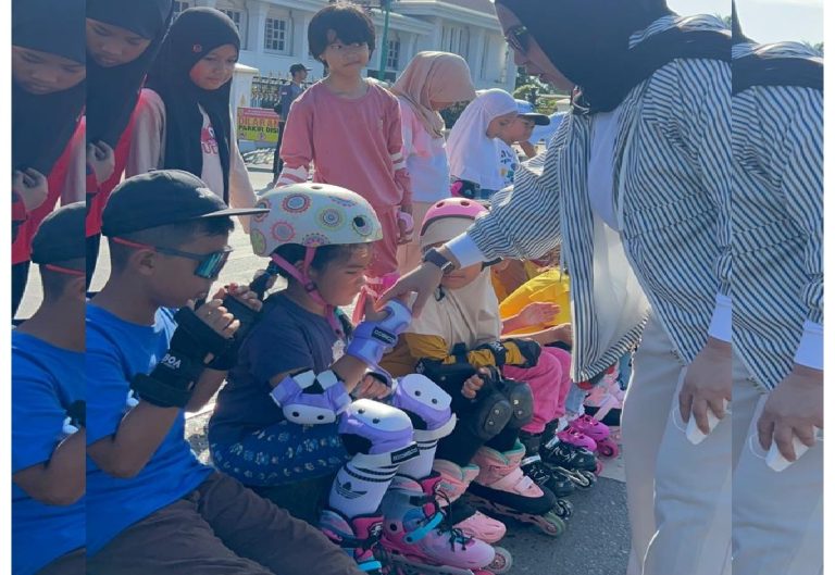 Wali Kota Lisa Halaby Semangati Komunitas Inline Skate Soul Sk8ber ...